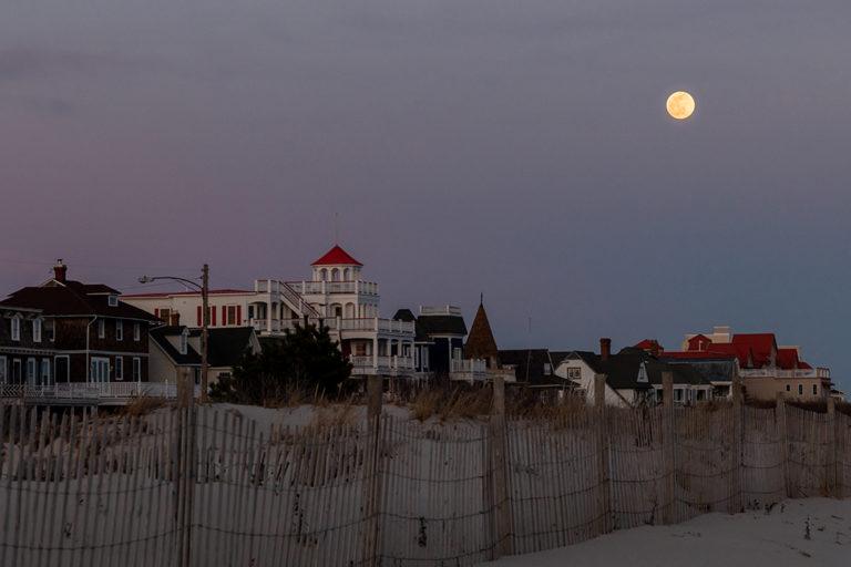 February Snow Moon Rising – Cape May Picture of the Day